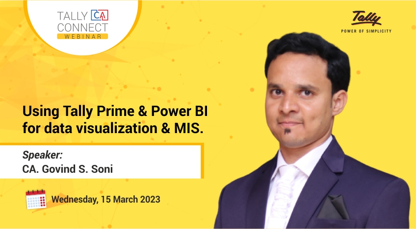 Using Tally Prime & Power BI for data visualization & MIS - Tally Solutions