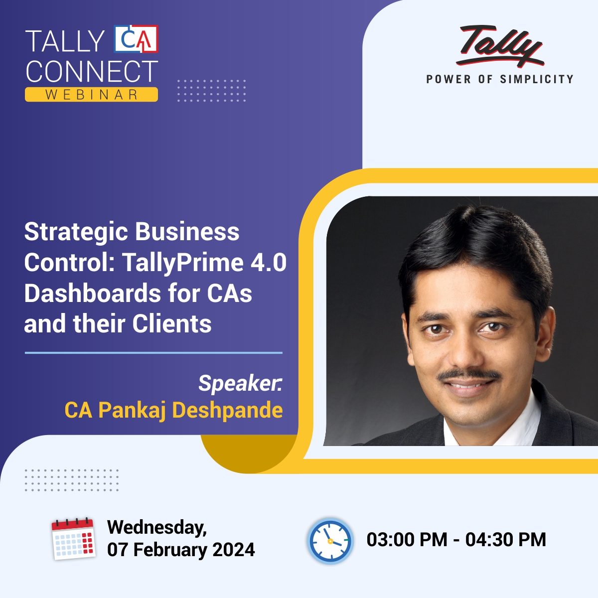 Strategic Business Control: TallyPrime 4.0 Dashboards for CAs and their ...